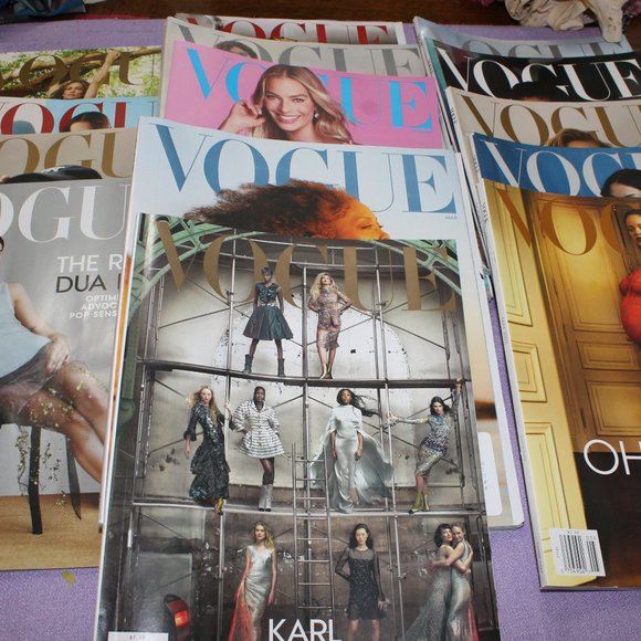 Vogue | Other | Bundle Of Vogue Magazines Margot Robbie Rhianna ...